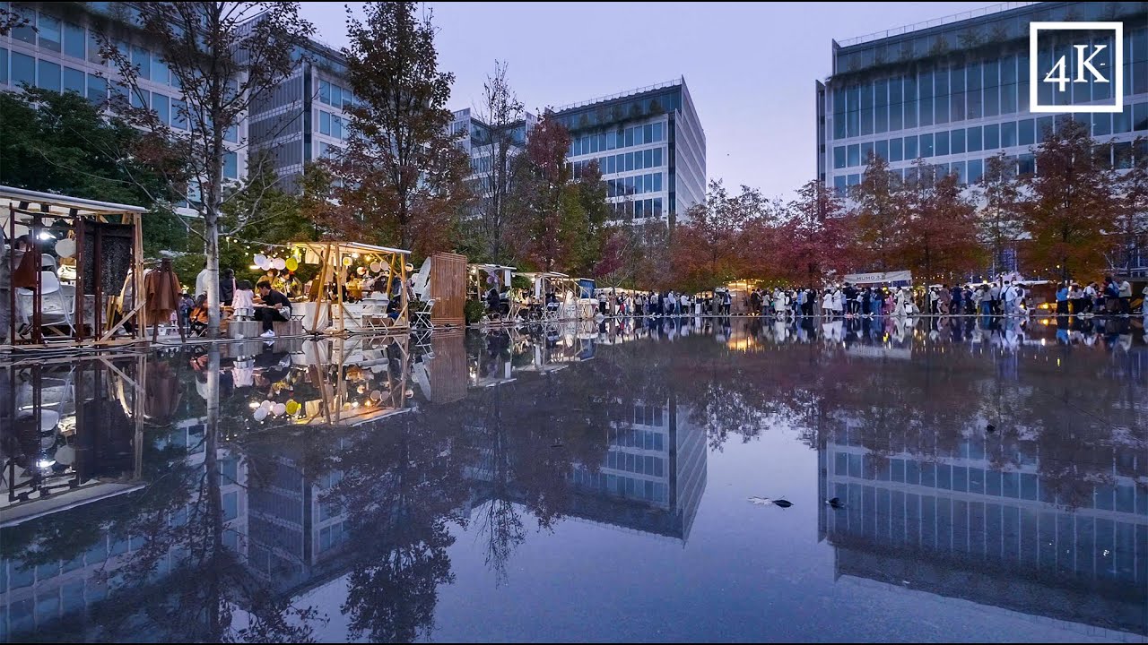 「4K」Autumn Market in Hangzhou, China - YouTube