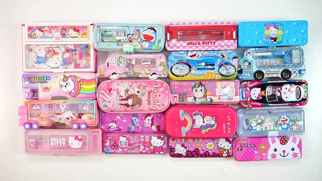 cute Stationery unicorn Collection🤩Geometry, Jumbo kit, Pencil Box ...