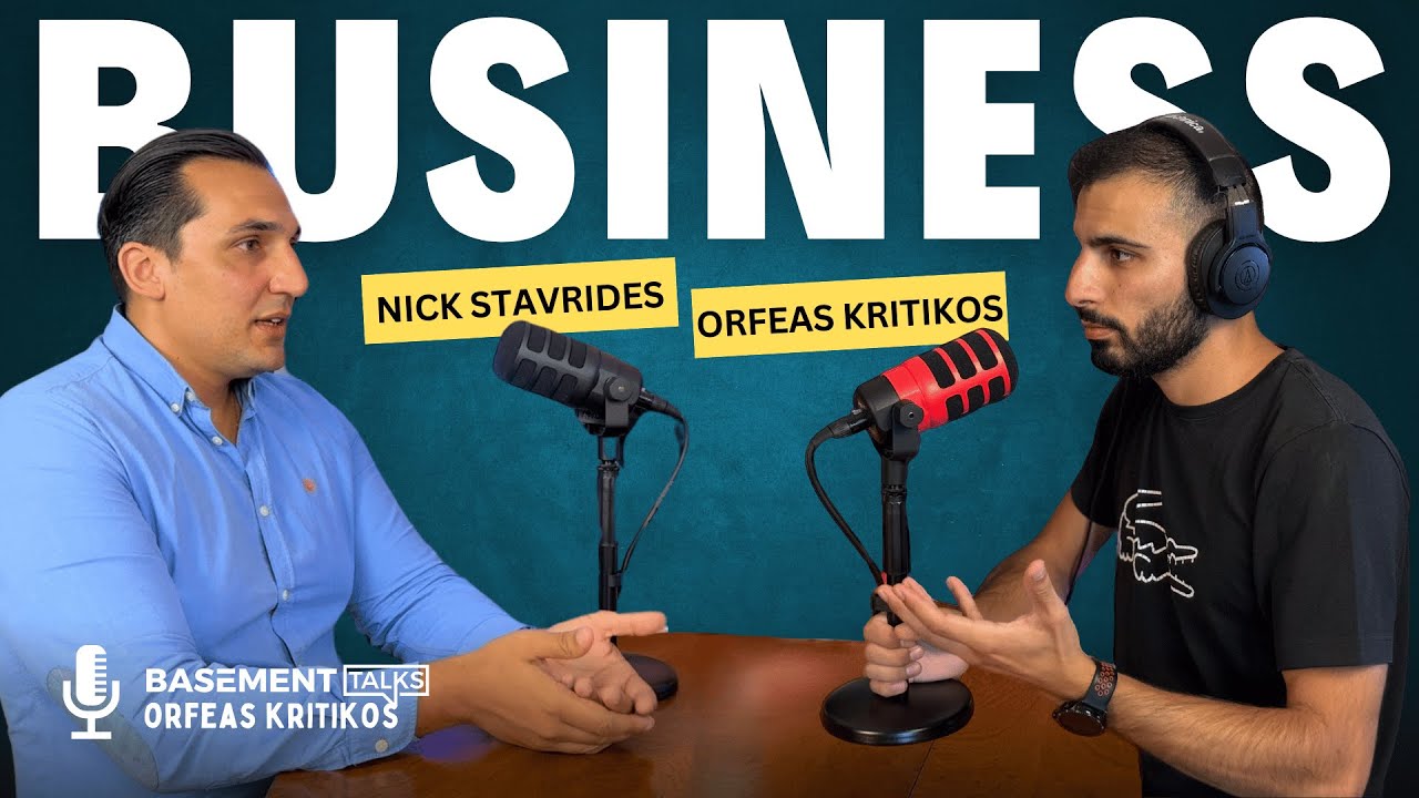 Business και Ρίσκα: Nick Stavridis | Orfeas Kritikos | Basement Talks ...