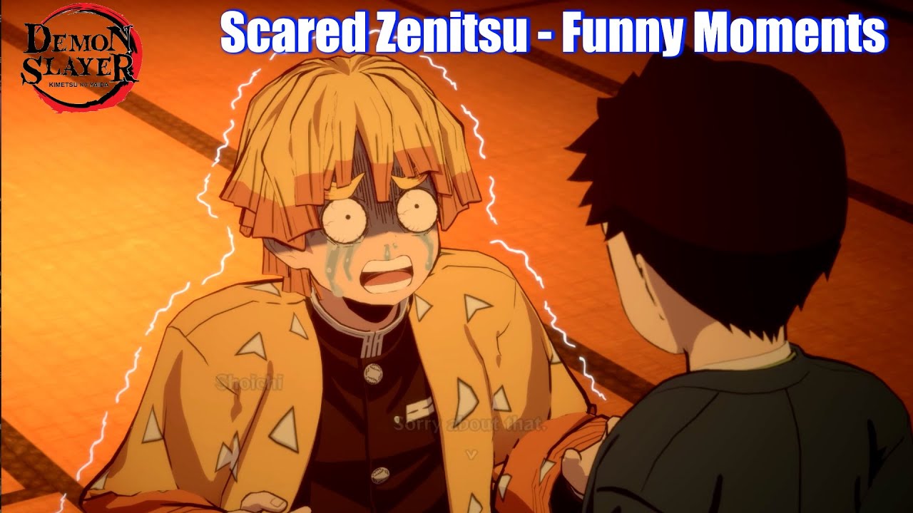 Demon Slayer Zenitsu Funny Moments - Kimetsu No Yaiba The Hinokami ...