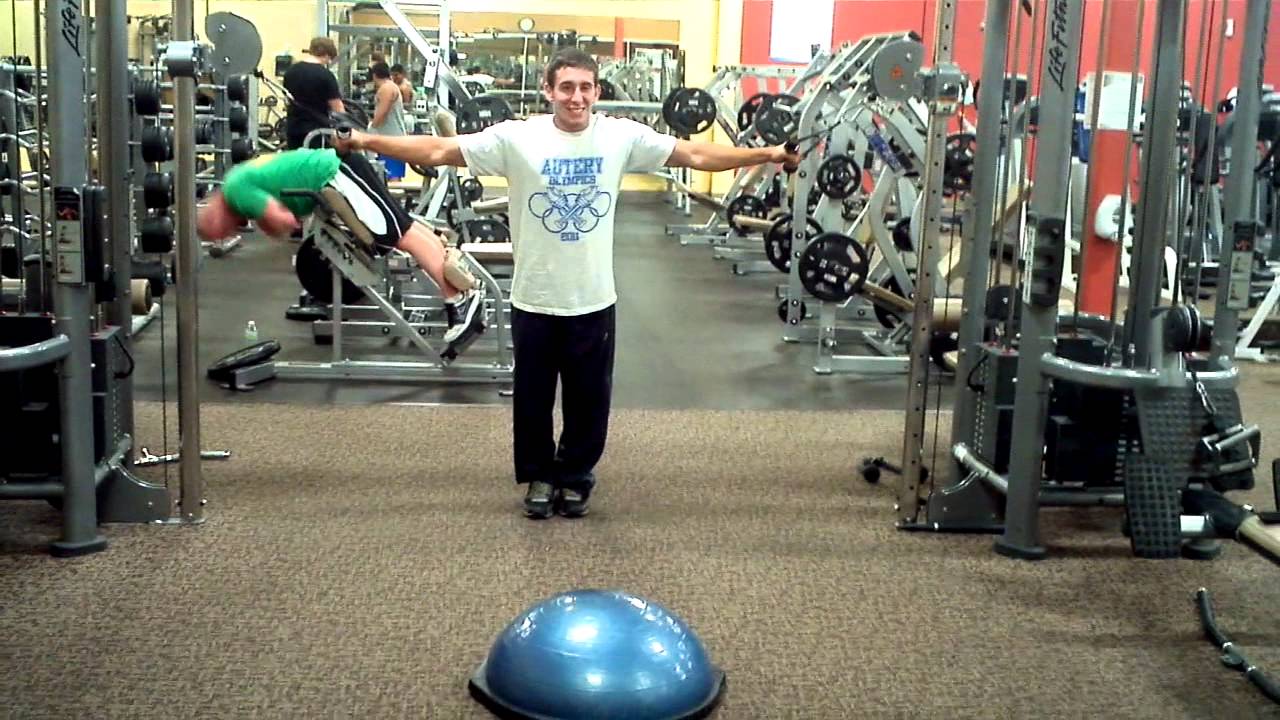 Kevin tharp working out (part two) - YouTube