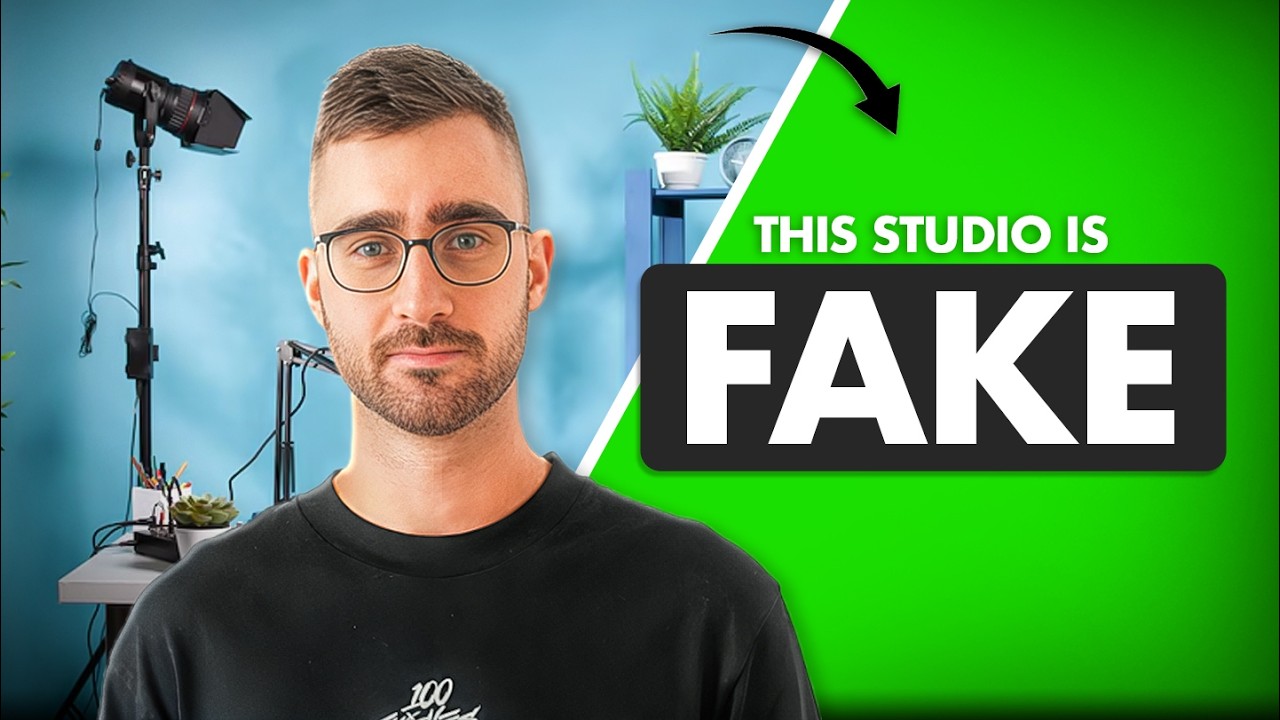 Create a Fake YouTube Studio Background in MINUTES with AI! - YouTube