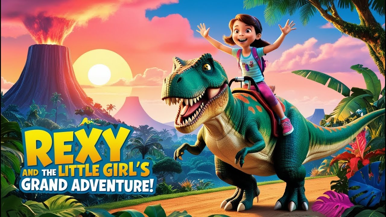 Rexy and the Little Girl’s Grand Adventure! | Fun Dinosaur Bedtime ...