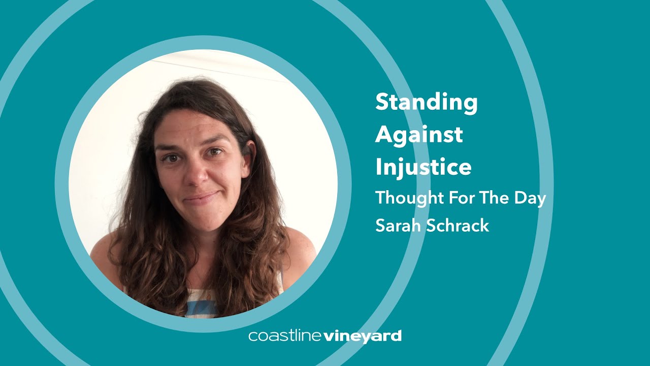 Standing Against Injustice - Thought For The Day - YouTube