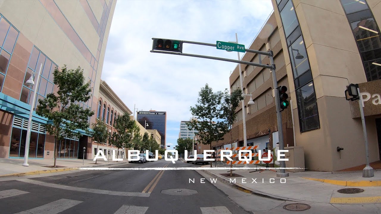 Driving Downtown Albuquerque, New Mexico - 4K City Street View Tour ...