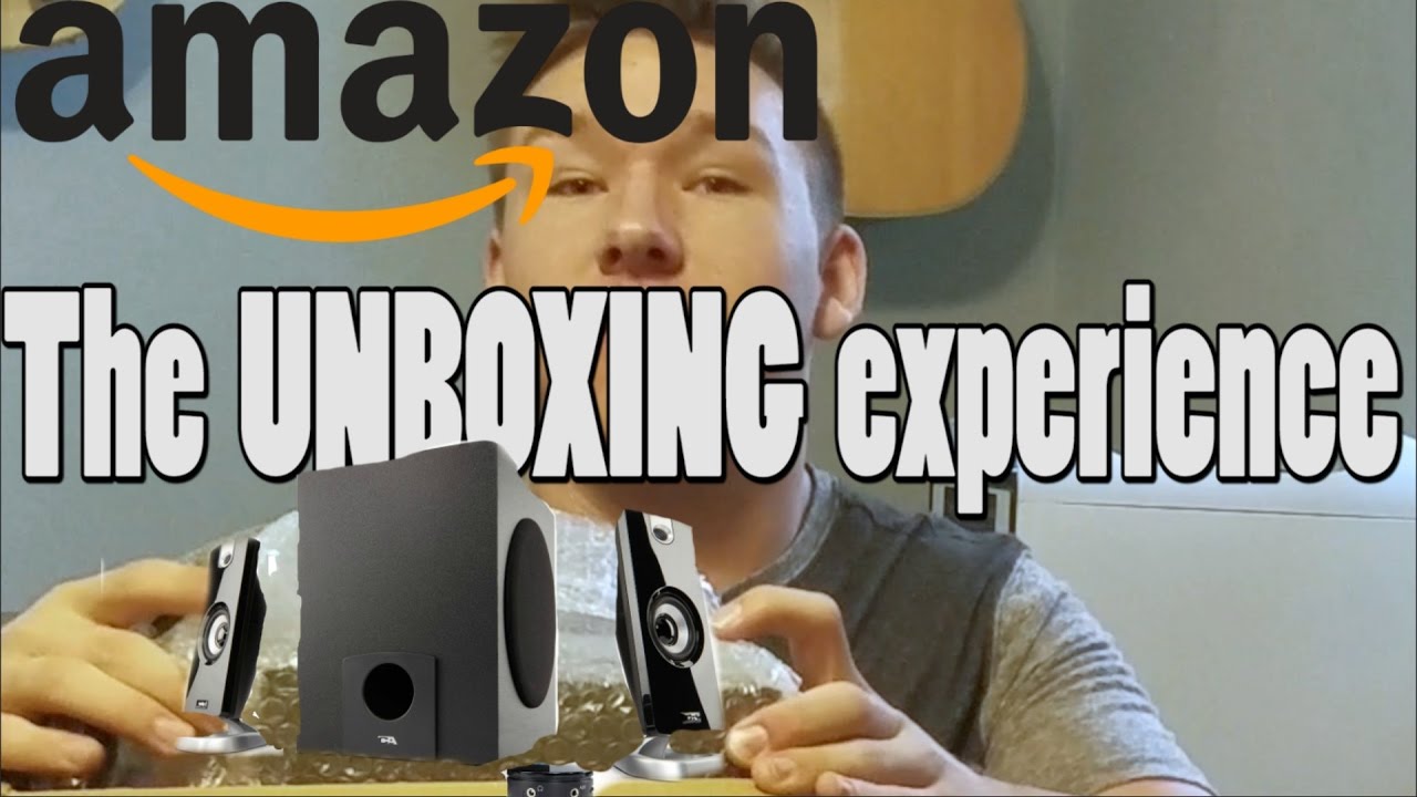 Unboxing Cyber Acoustics Speakers and Subwoofer!!! - YouTube