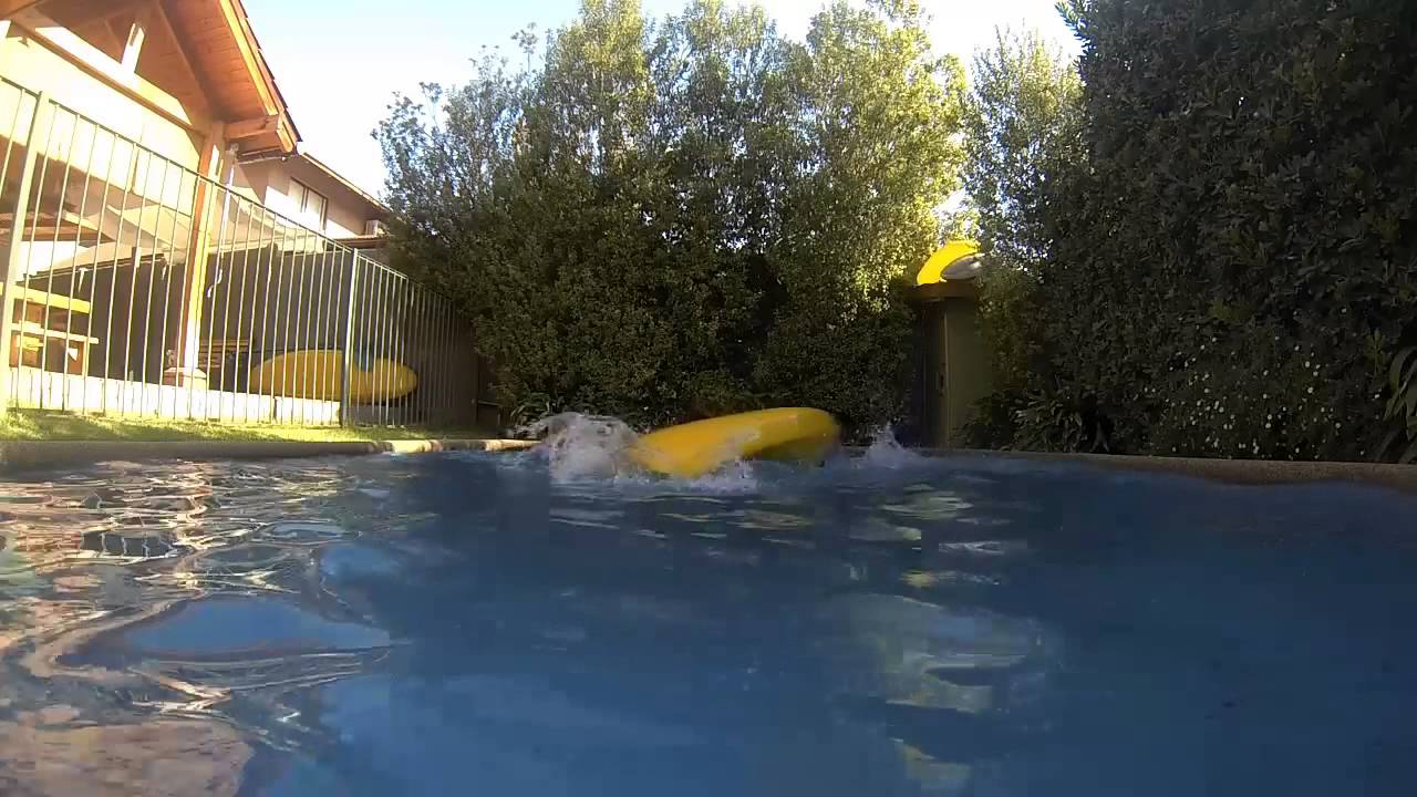 Sweep roll & Learning Back deck roll (pool practice) - YouTube