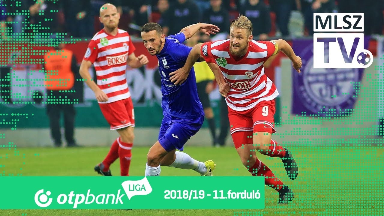 DVTK - Újpest FC | 1-2 (0-0) | OTP Bank Liga | 11. forduló | 2018/2019 ...