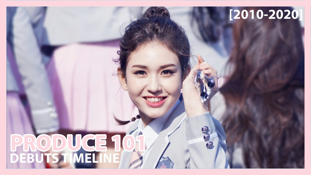 Produce 101 Contestants DEBUTS [2010-2020 Timeline] - YouTube