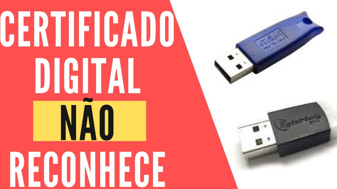 certificado digital não reconhece | Tokens Certisign Safenet - YouTube