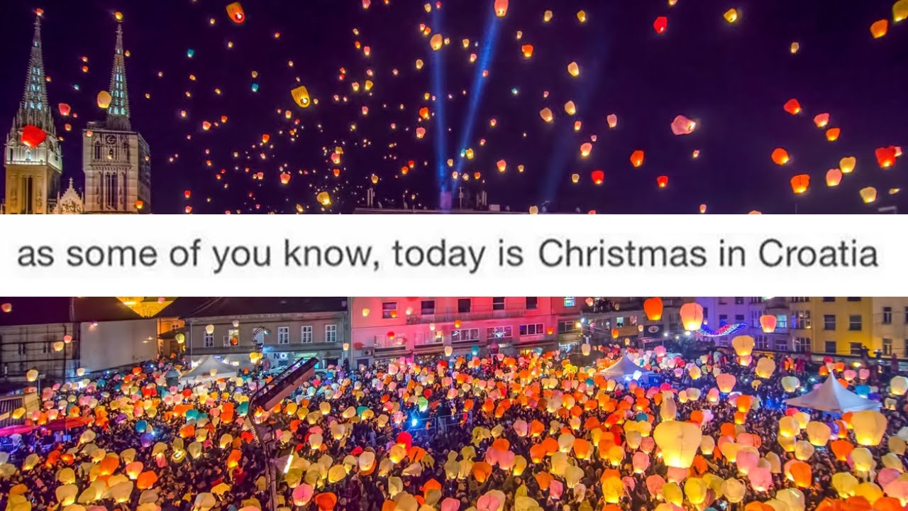 Today is Christmas in Croatia - YouTube