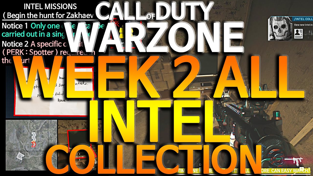 All Warzone Season 4 Intel Locations Guide! (Week 2) Call of duty ...