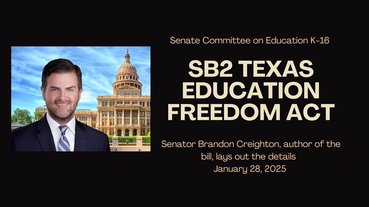 SB2 Texas Education Freedom Act - YouTube
