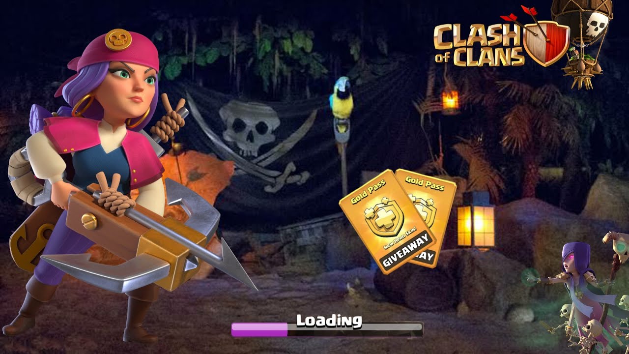 Archer Queen Become Pirate Queen! New pirate Theme?! in Clash Of Clans - COC - YouTube
