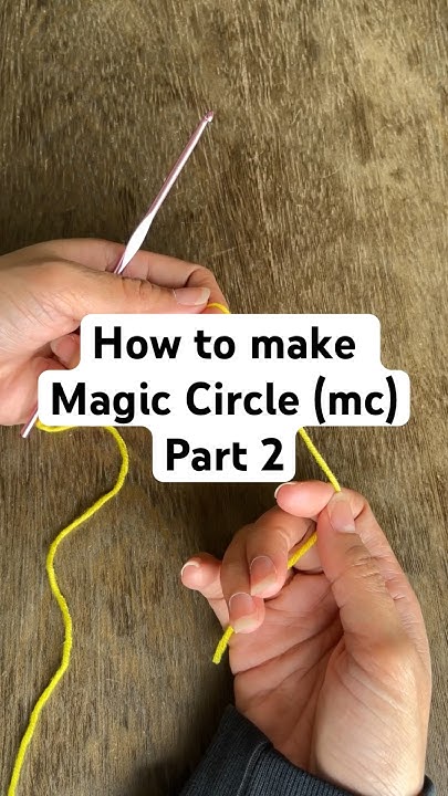 How to make magic circle #craft #crochet #smallbusiness #diy #tutorial ...