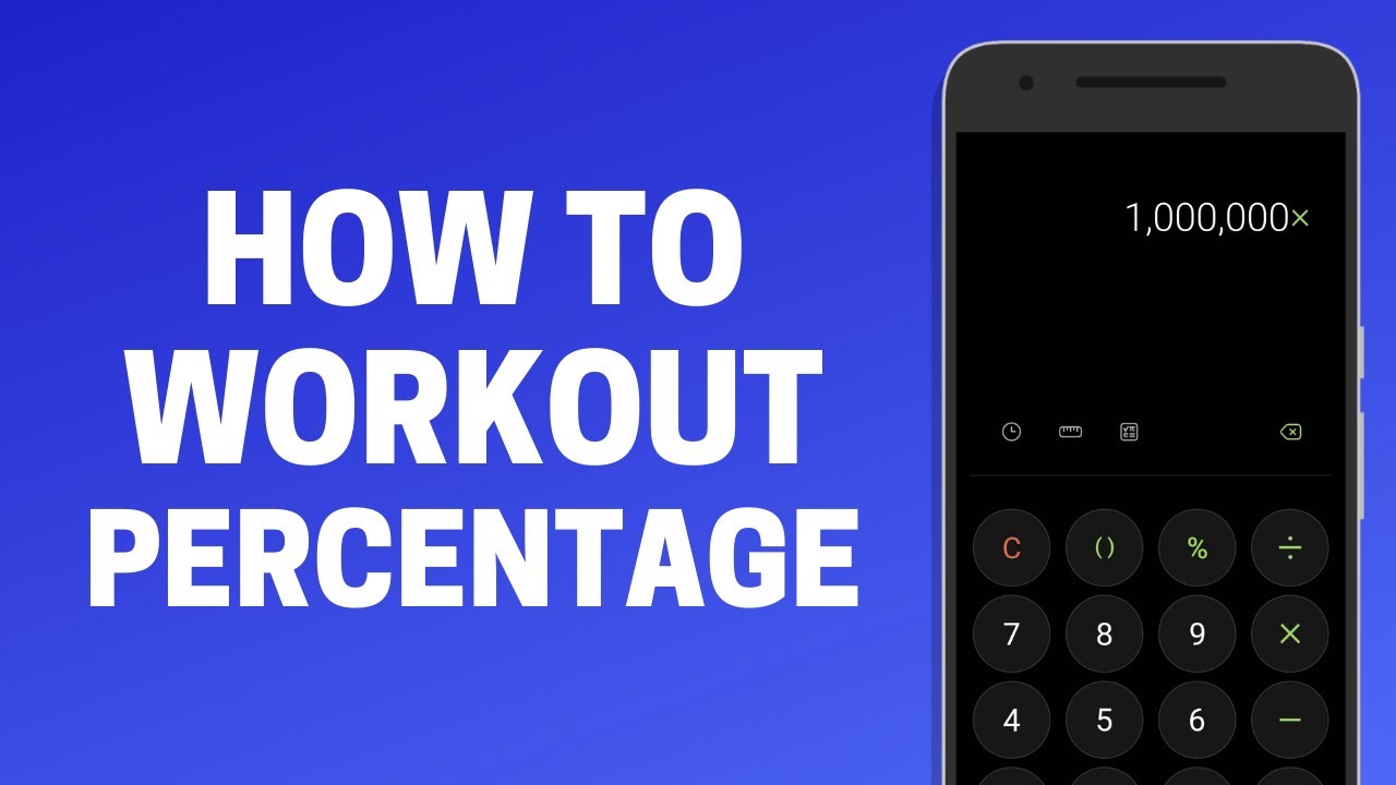 How To Work Out Percentages On A Calculator YouTube