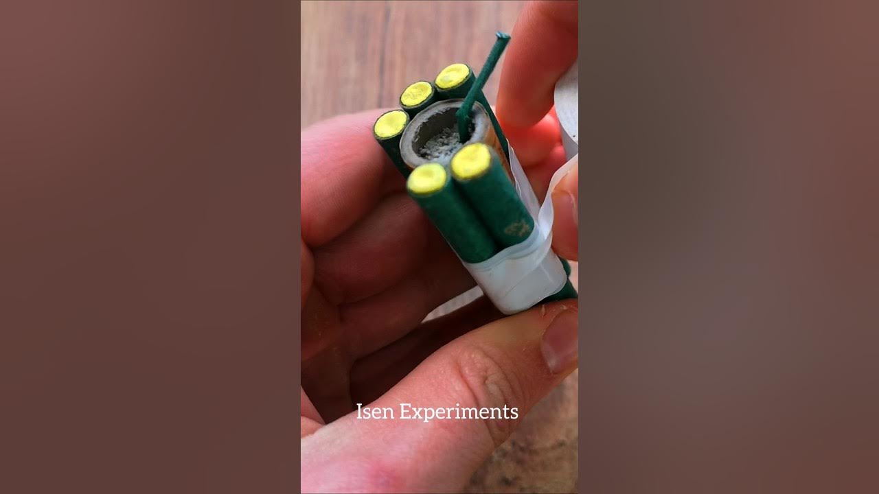 DIY CRACKERS 5X Louder #experiment #firecrackers #fireworks #crackers #lifehack - YouTube