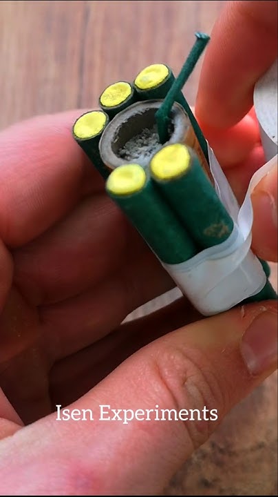 DIY CRACKERS 5X Louder #experiment #firecrackers #fireworks #crackers #lifehack - YouTube
