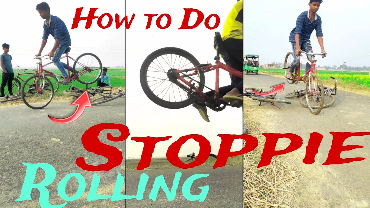 How to do Rolling stoppie? cycle #video - YouTube