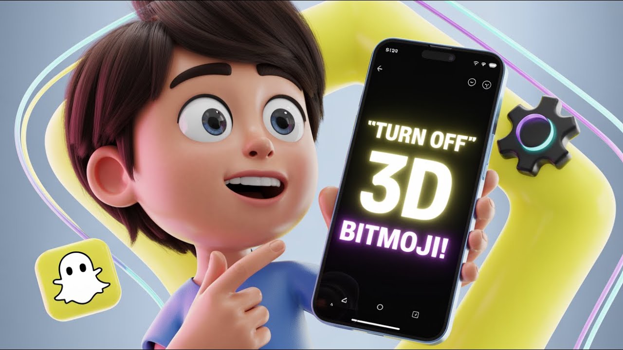 How to Turn Off 3D Bitmoji on Snapchat - YouTube