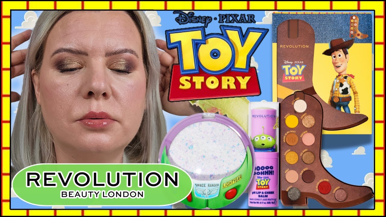*NEW* REVOLUTION x DISNEY TOY STORY MAKEUP COLLECTION Review & Swatches ...