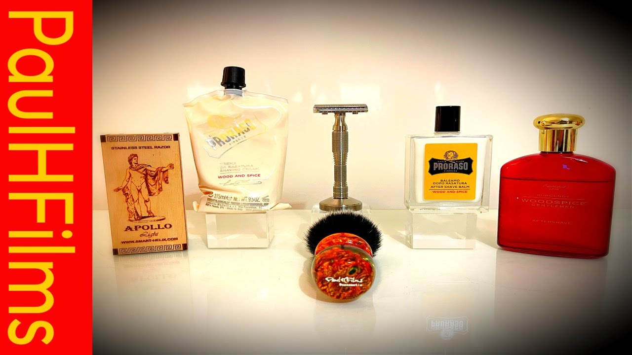 Smart Helix Apollo Light Stainless Steel Razor | Proraso Wood & Spice ...