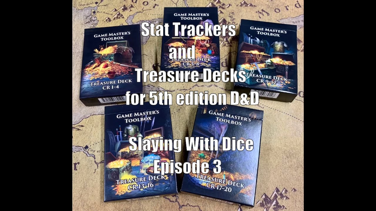 Stat Trackers and Treasure Decks for 5th Edition D&D - Slaying With ...