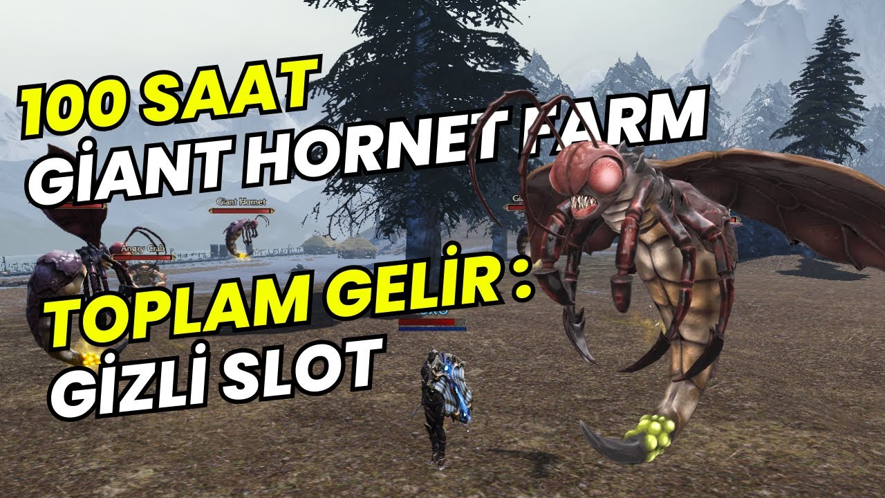 100 SAAT GİANT HORNET FARM RİSE ONLİNE - YouTube