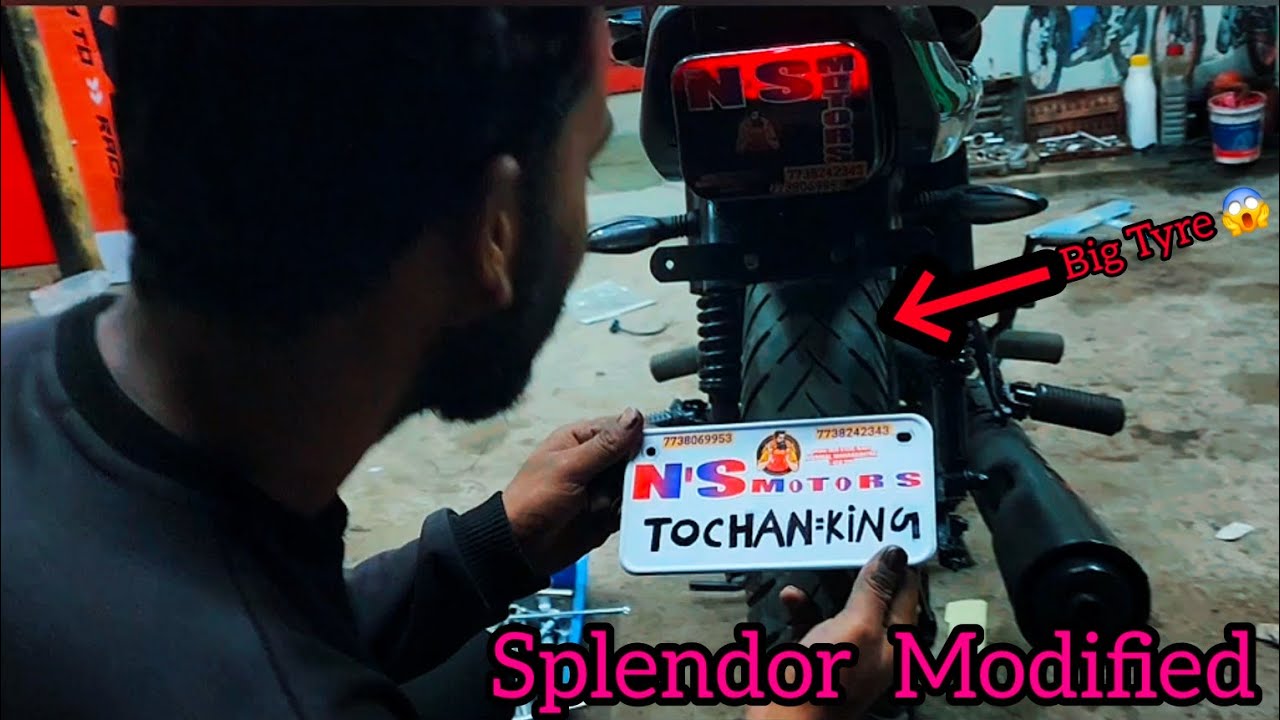 Hero Splendor Modification→We undertake all type of bike modification ...