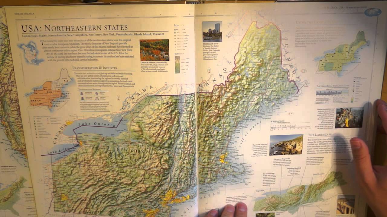 Exploring The US With An Atlas - ASMR - YouTube