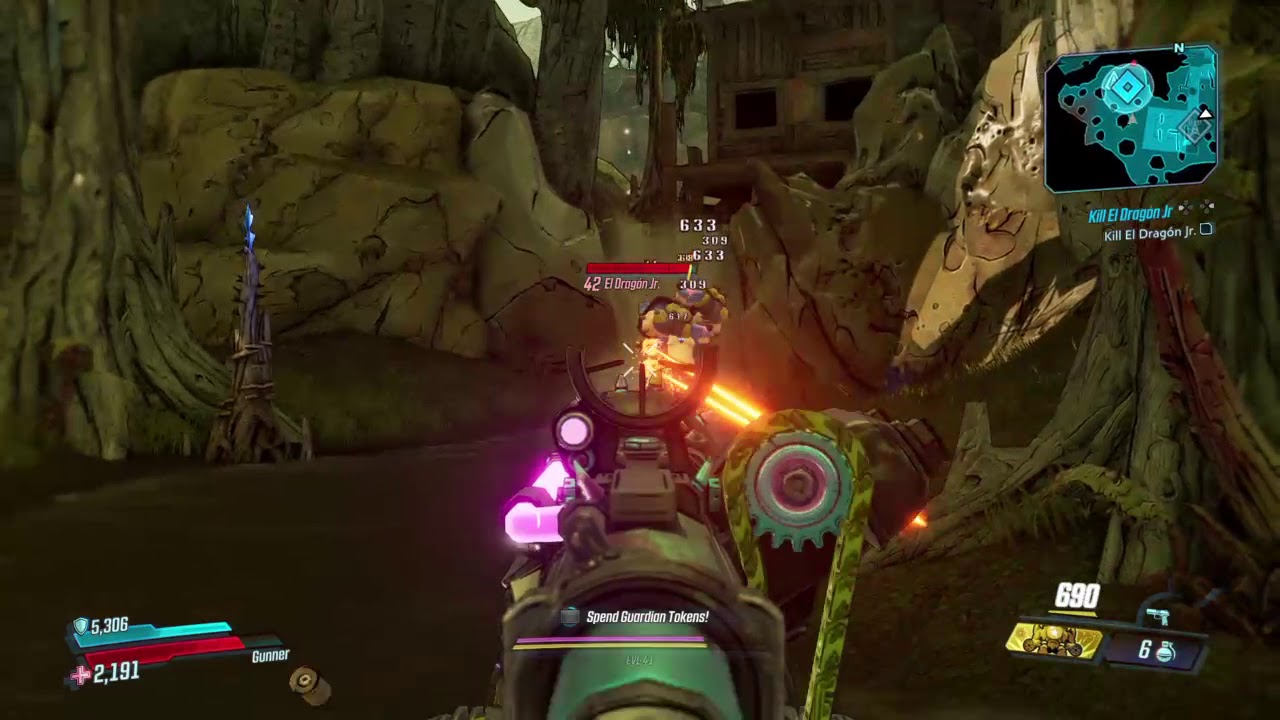 Highlight: Borderlands 3 rare spawn Kill El Dragon Jr. - YouTube