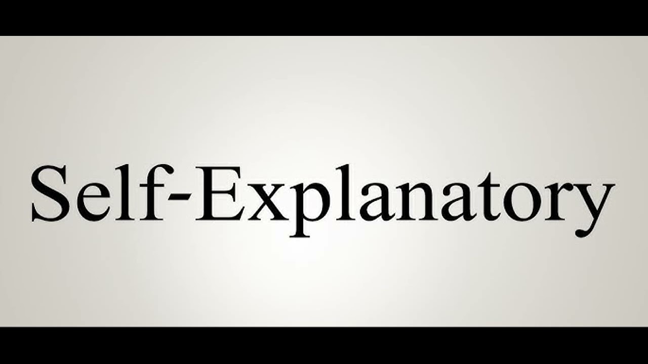 Self-explanatory - YouTube