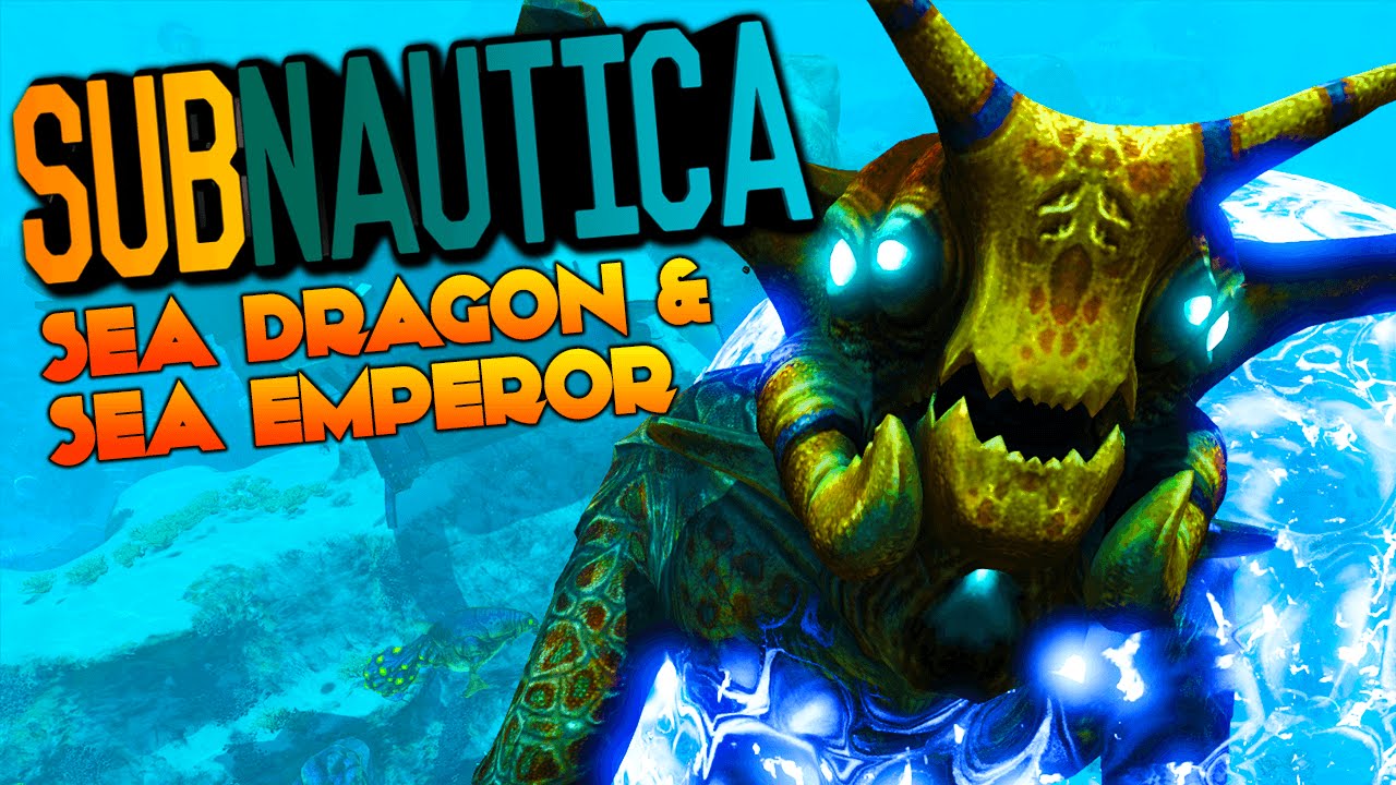 Subnautica Sea Dragon Leviathan Sea Emperor Reaper Leviathan Subnautica Gameplay Youtube
