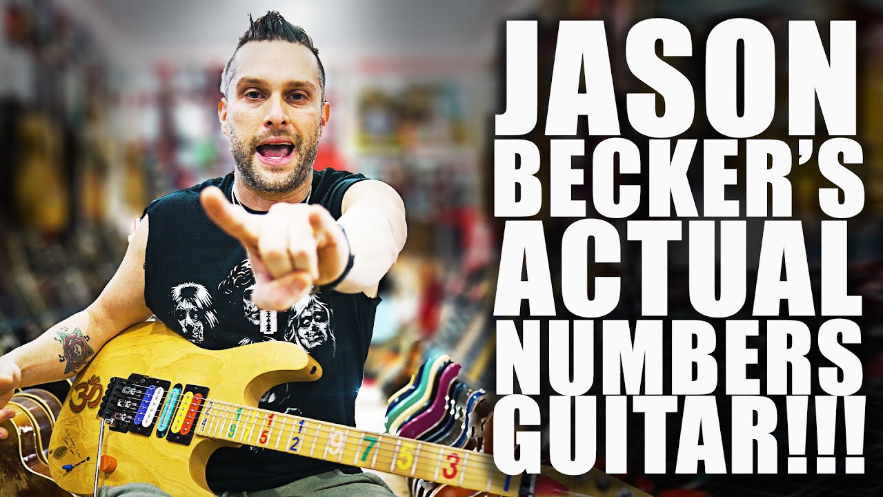 This Guitar Belonged To The Shred Mozart! Jason Becker's Numbers Guitar ...
