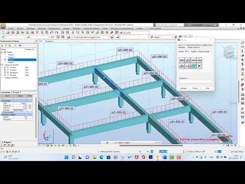 Robot Structural analysis -Etude d'un bâtiment R+1-SE04 - YouTube