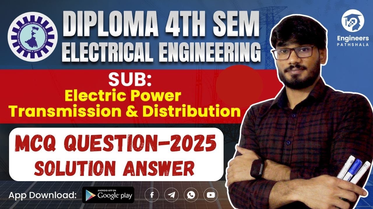 4TH Sem DEE_ Electric Power Transmission and Distribution😱MCQ Question ...
