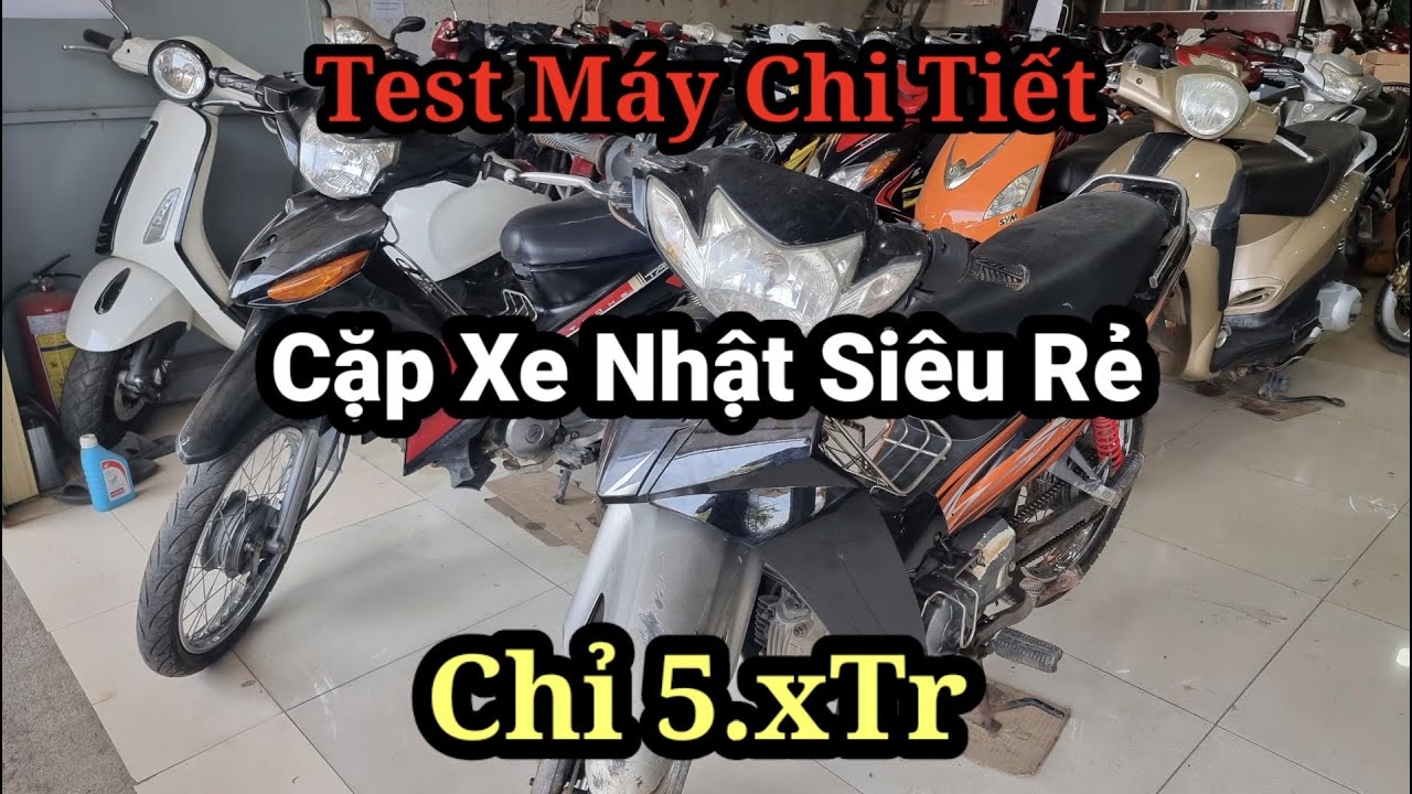 TEST MÁY CHI TIẾT CẶP XE SIRIUS VÀ TAURUS GIÁ SIÊU RẺ CHỈ 5.xTR l XE ...