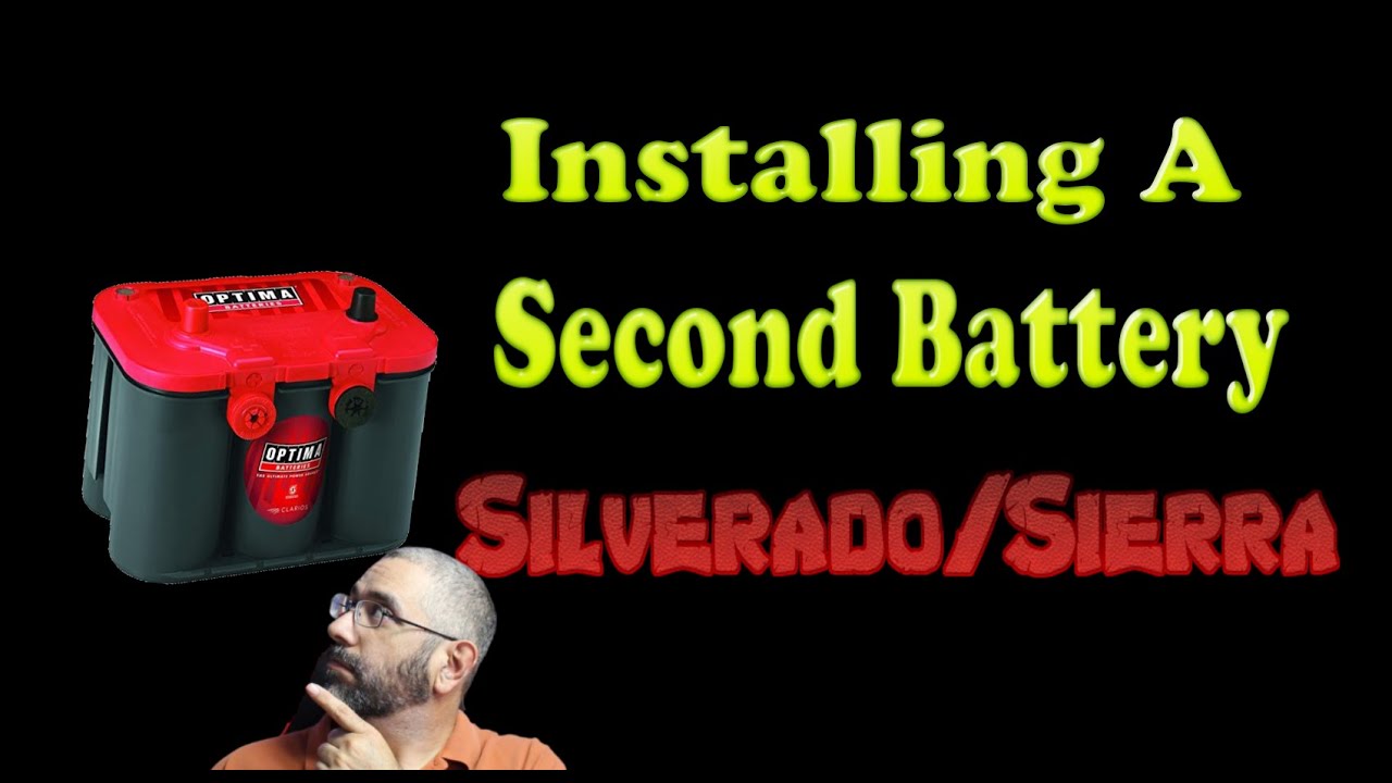 Installing a second battery in Silverado/Sierra Part I - YouTube