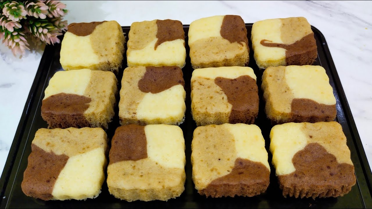 Ide Jualan Makanan Laris, Bolu Tiga Rasa, Cukup 2 Telur - YouTube