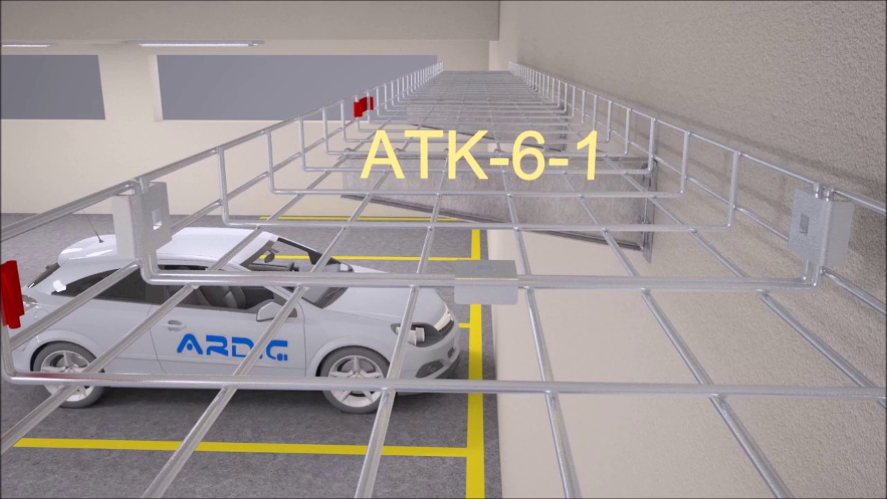 Ardic Elektrik Wiremesh Cable Trays - YouTube