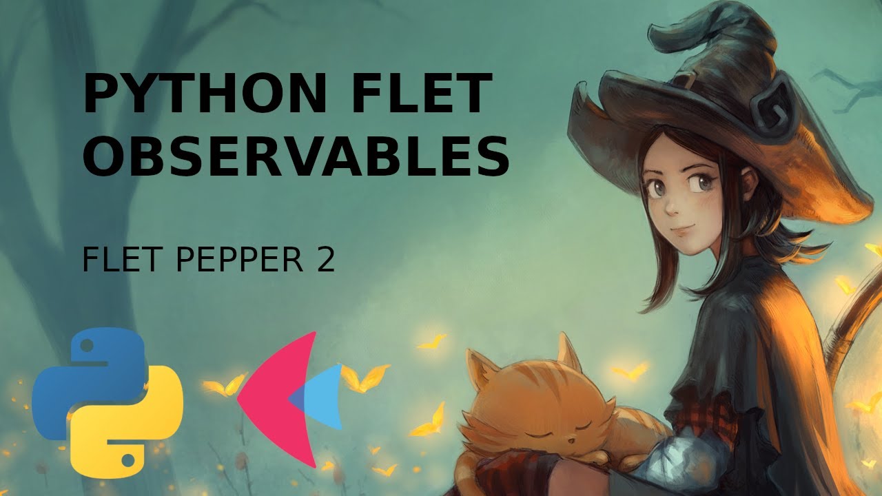 Flet 1.0 Reactive State Management in Python - Pepper 2 - YouTube