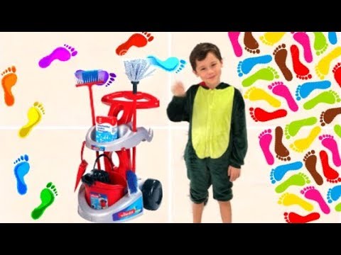 Learn Colors for Kids with Feet Painting, Finger Family Songs Nursery Rhymes for Children Arda