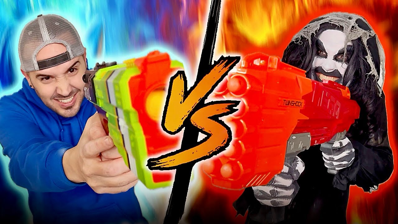Epic battle with scary monster 👻😎 - YouTube
