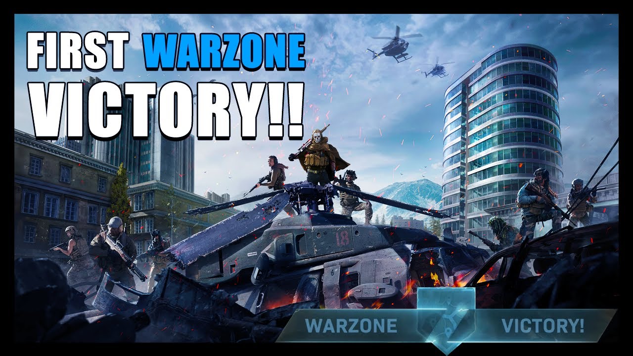 My First Warzone Win On PC! - YouTube