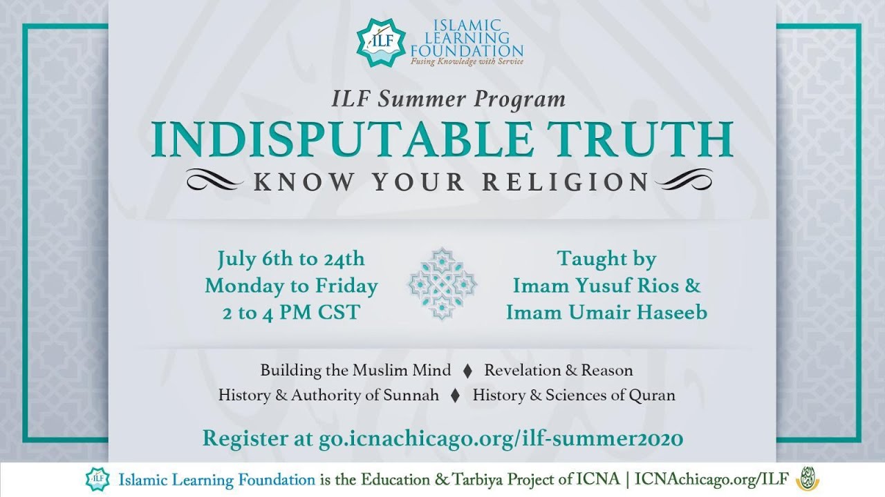 (01) Indisputable Truth 2020 Intro Sh. Yusuf Rios - YouTube