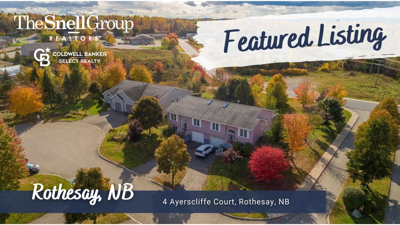 🎥 Video tour of 4 Ayerscliffe Court, Rothesay, NB, Canada! - YouTube