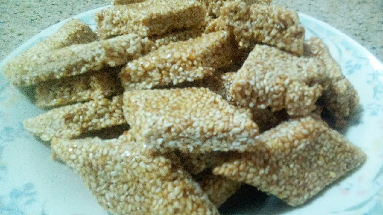 kashata za ufuta/simsim/ sesame seeds barfi - YouTube