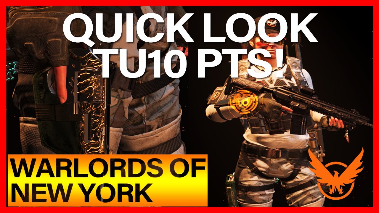 TU10 FIRST LOOK NEW EXOTICS / GEARSETS / NAMED ITEMS! - YouTube
