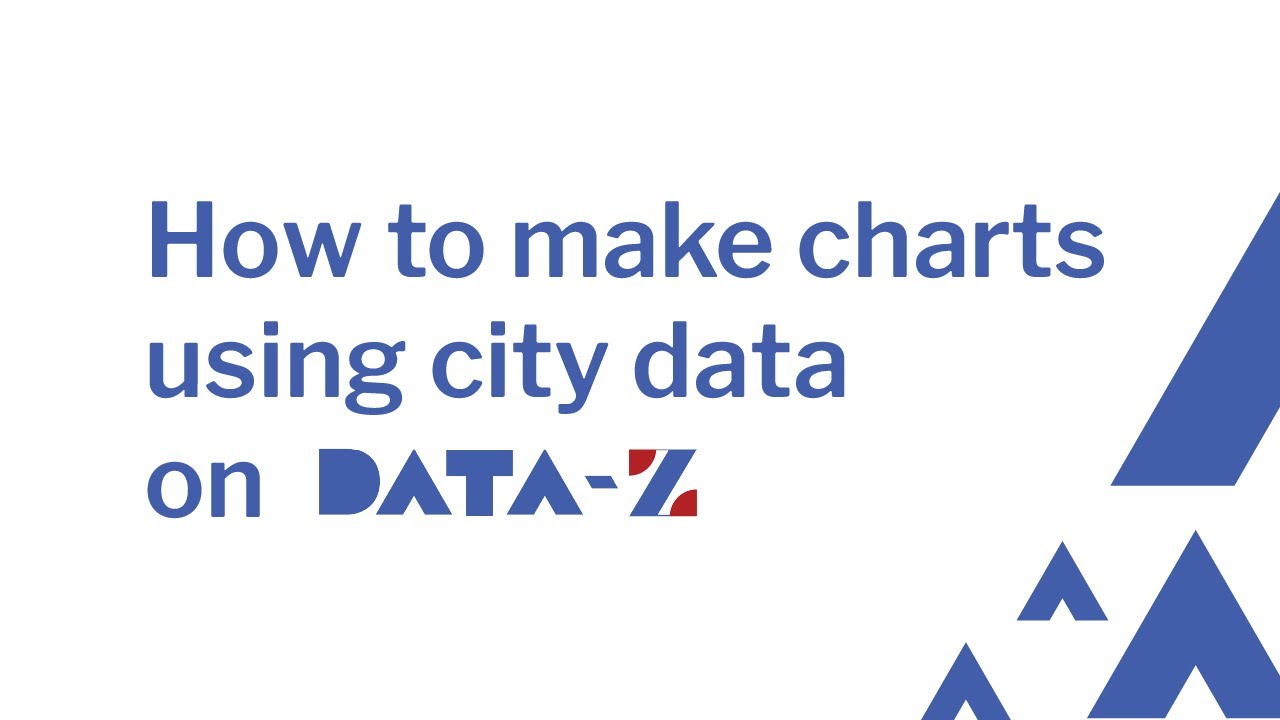 How to make charts using city data on Data-Z - YouTube