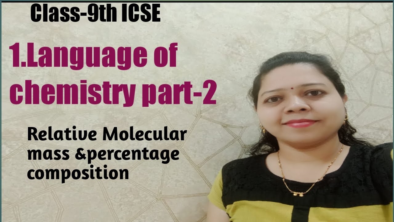 chapter 1.Language of chemistry part-2/9th ICSE/How to calculate RMM ...